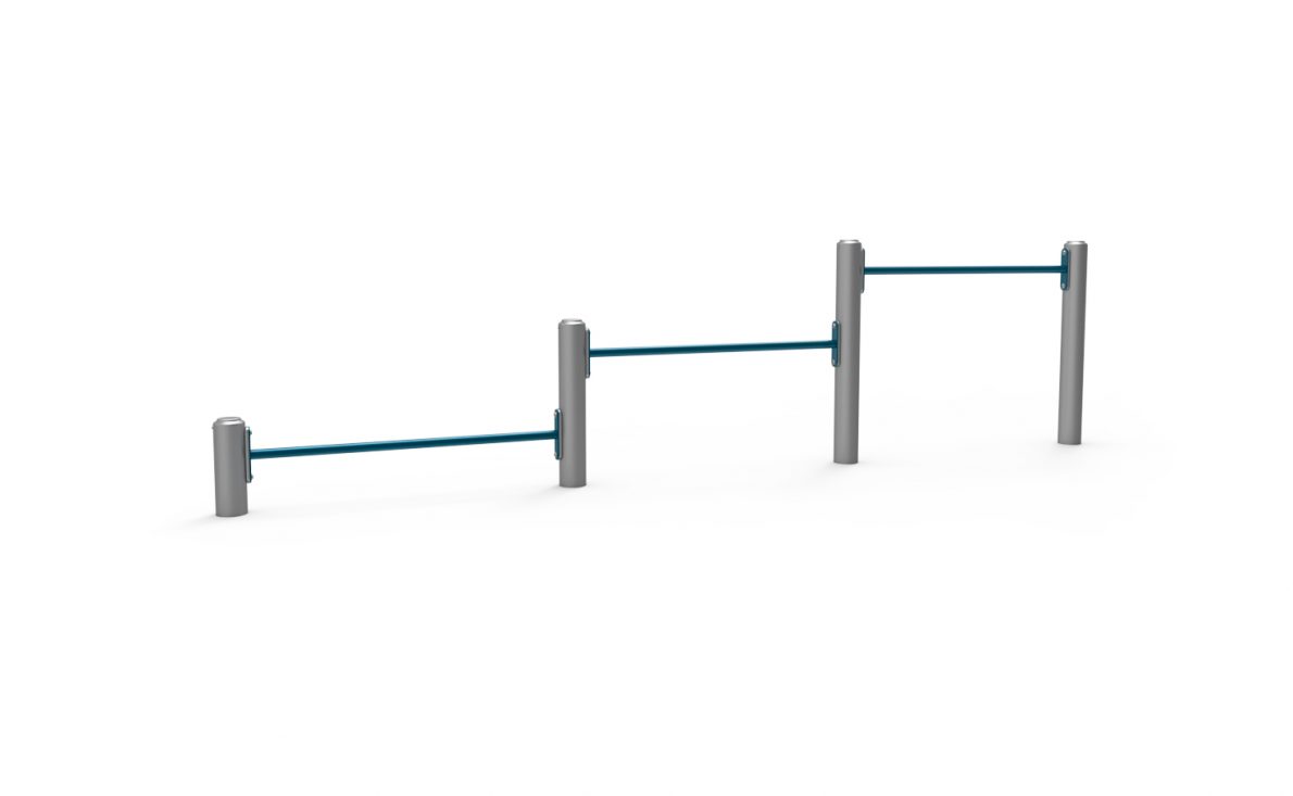 Street workout - Triple push-up bars | Metalu Plast Plast sports ...